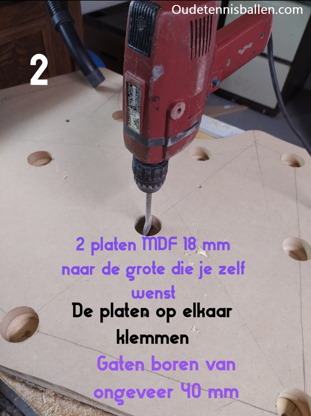 Tennis ball Drum Riser